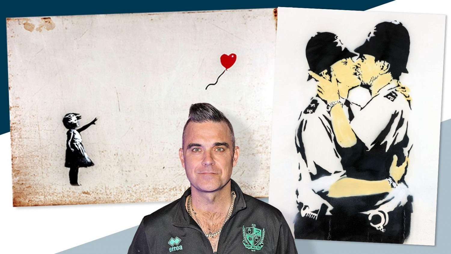Robbie Williams eladja 13 millió dollárt érő Banksy-műveit - Portfolio.hu